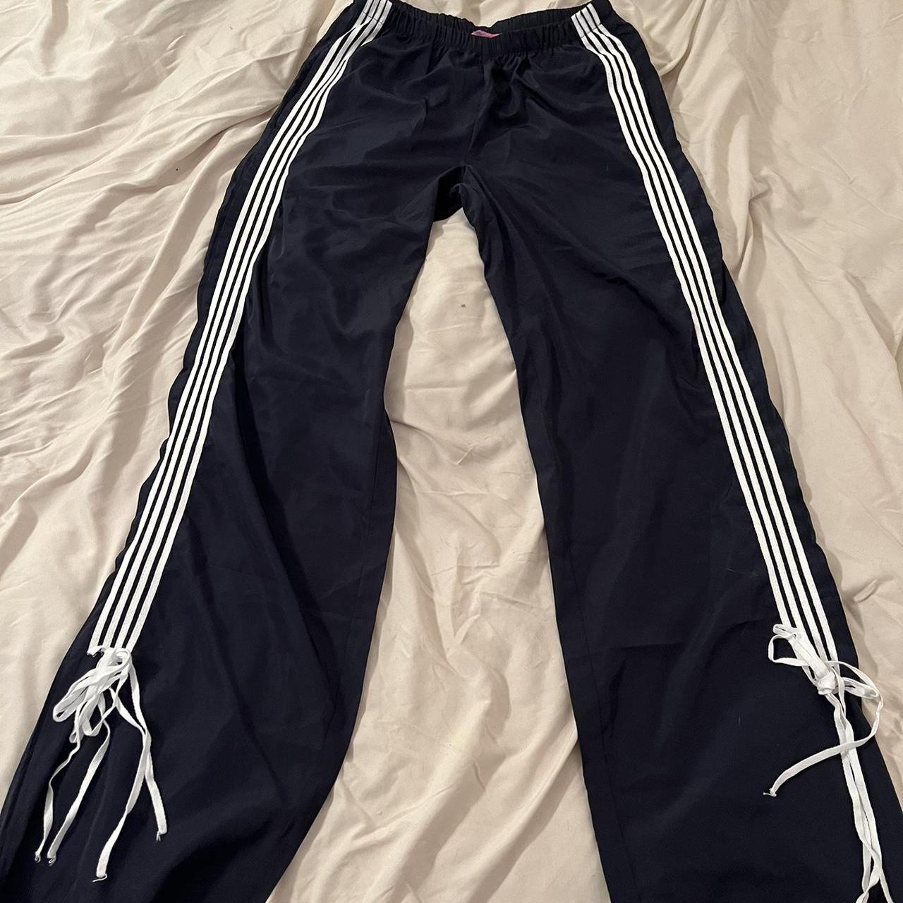 Edikted Track pants - women’s US size xs - navy... | Depop