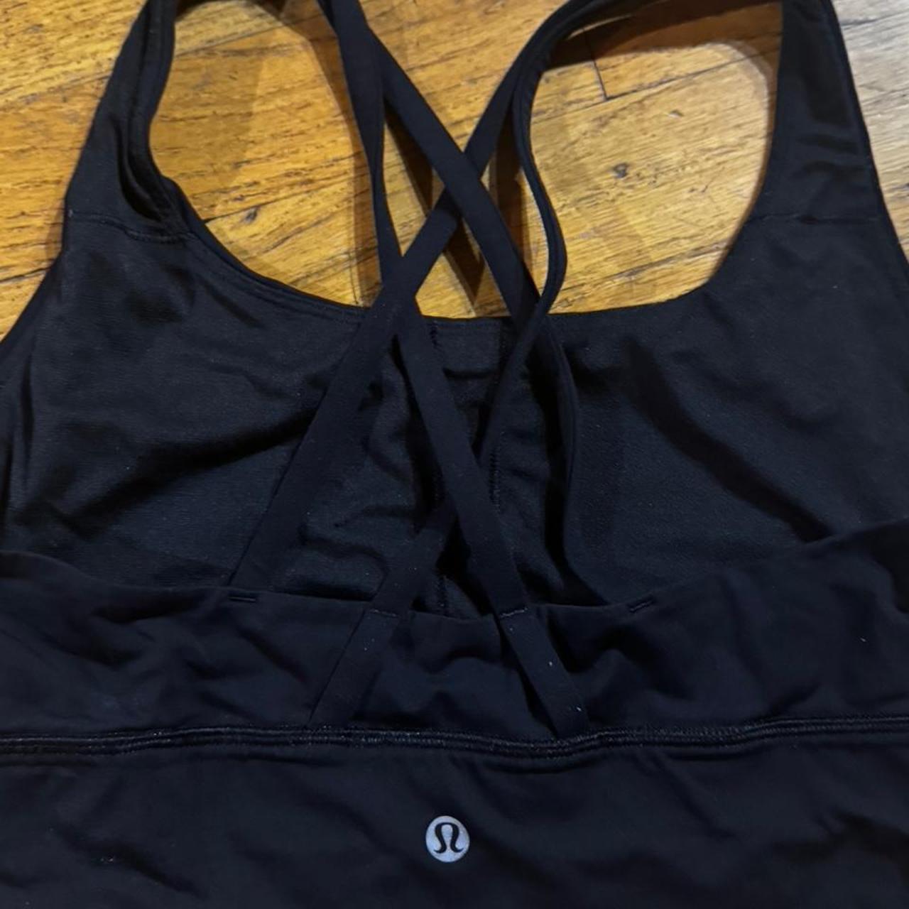 Lululemon energy bra size 8 black I love this... | Depop