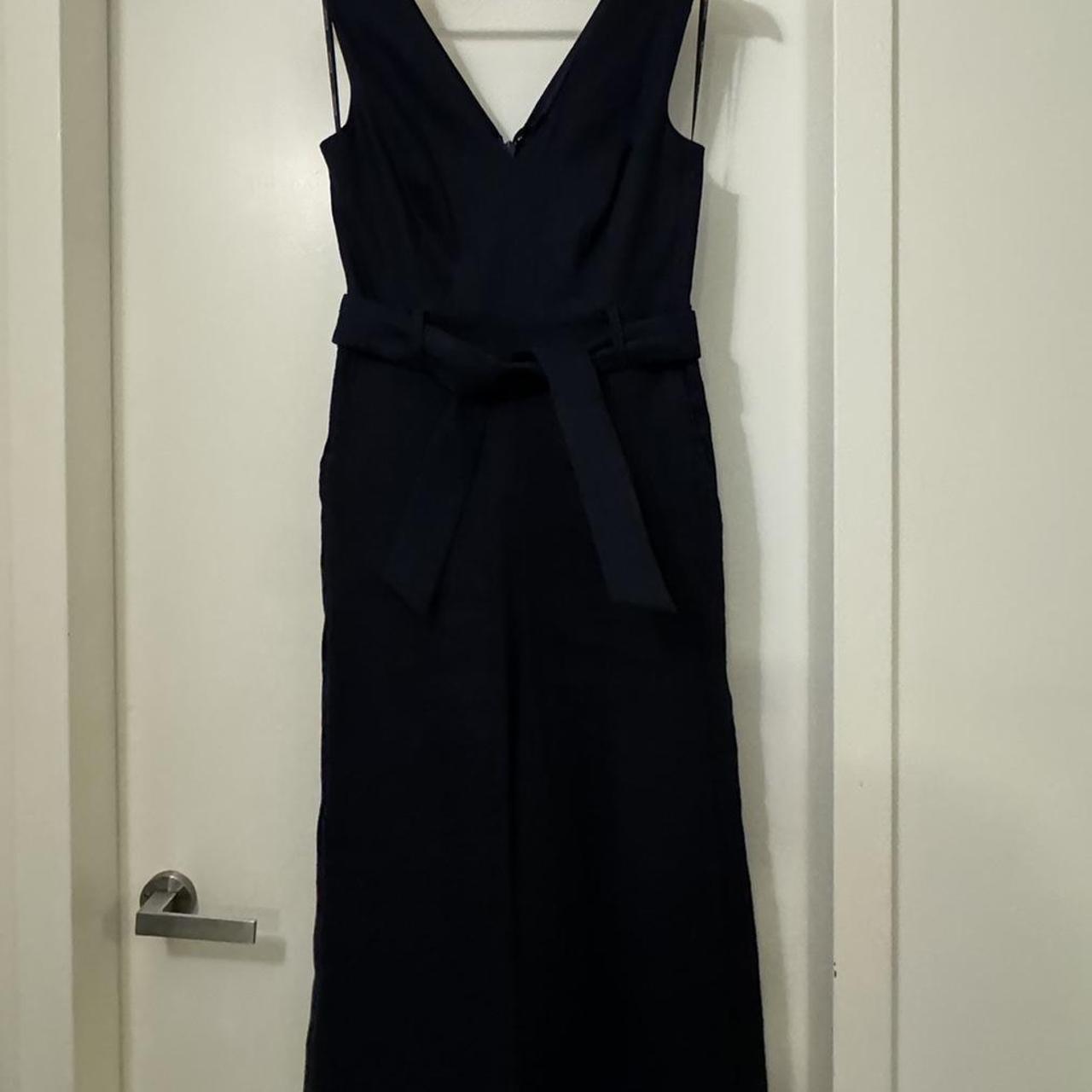 Witchery navy blue jumpsuit, never worn. - Depop