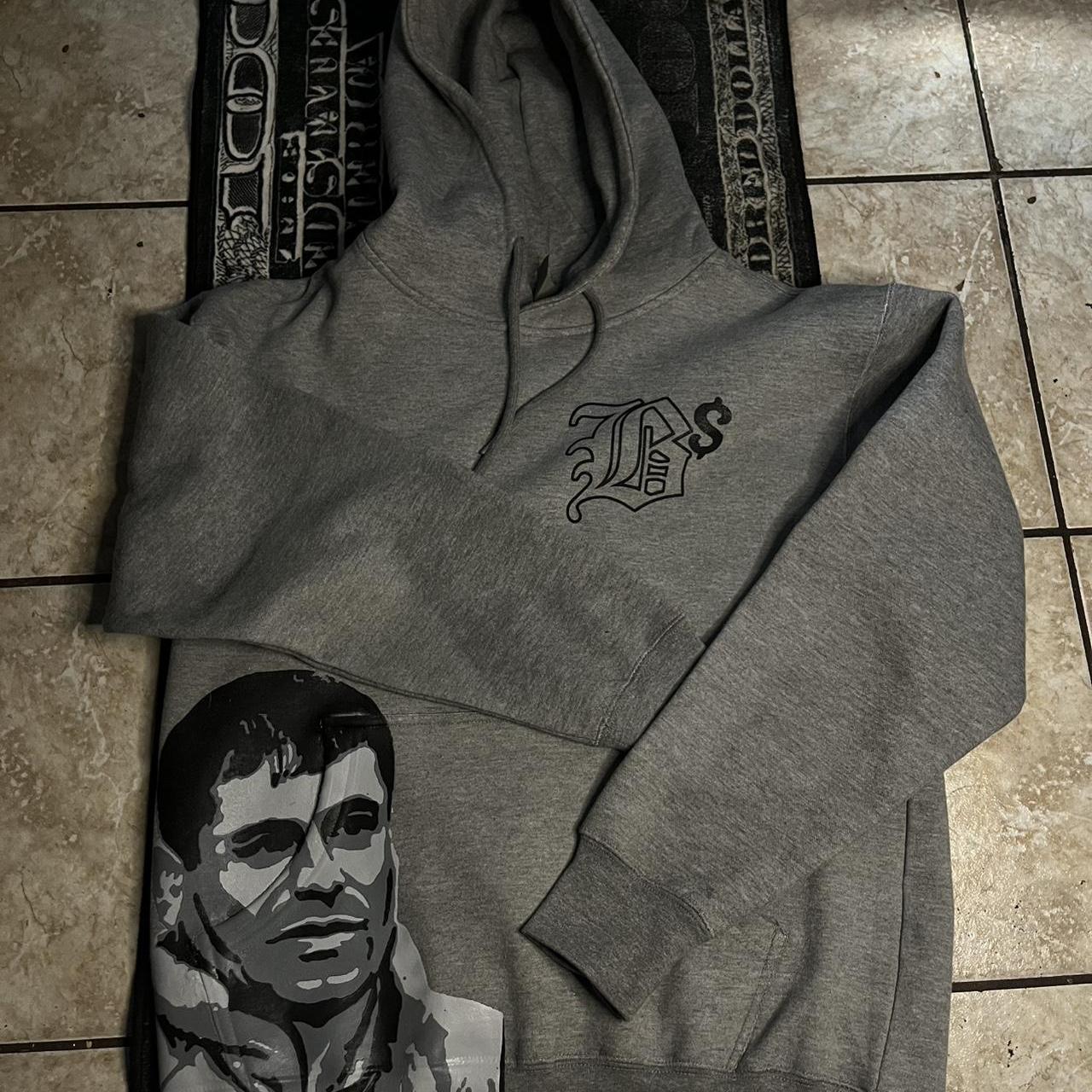 Sdl Virgin Mary-Chapo Gray Hoodie Brand New Size “L”... | Depop