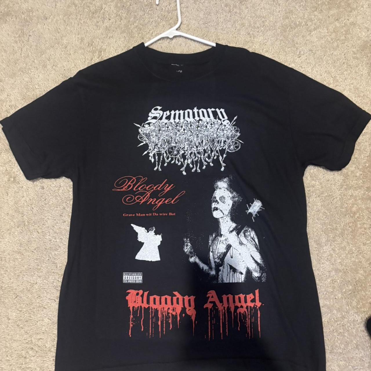 Sematary bloody angels shirt never worn at all | Depop