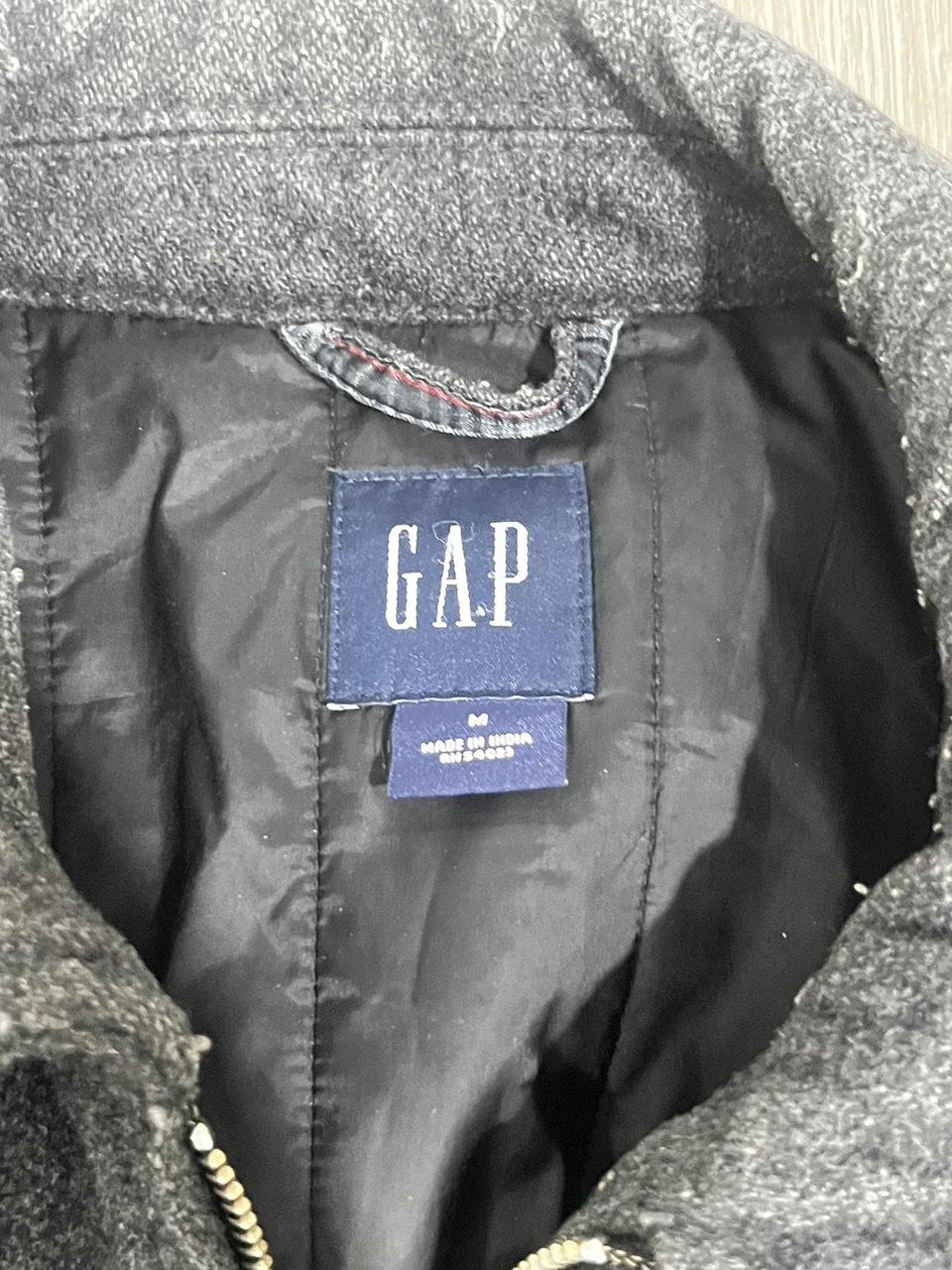 Gap Gray Jacket Medium - Depop