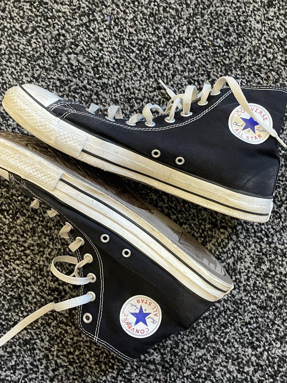 Black Converse Size 12 - Depop