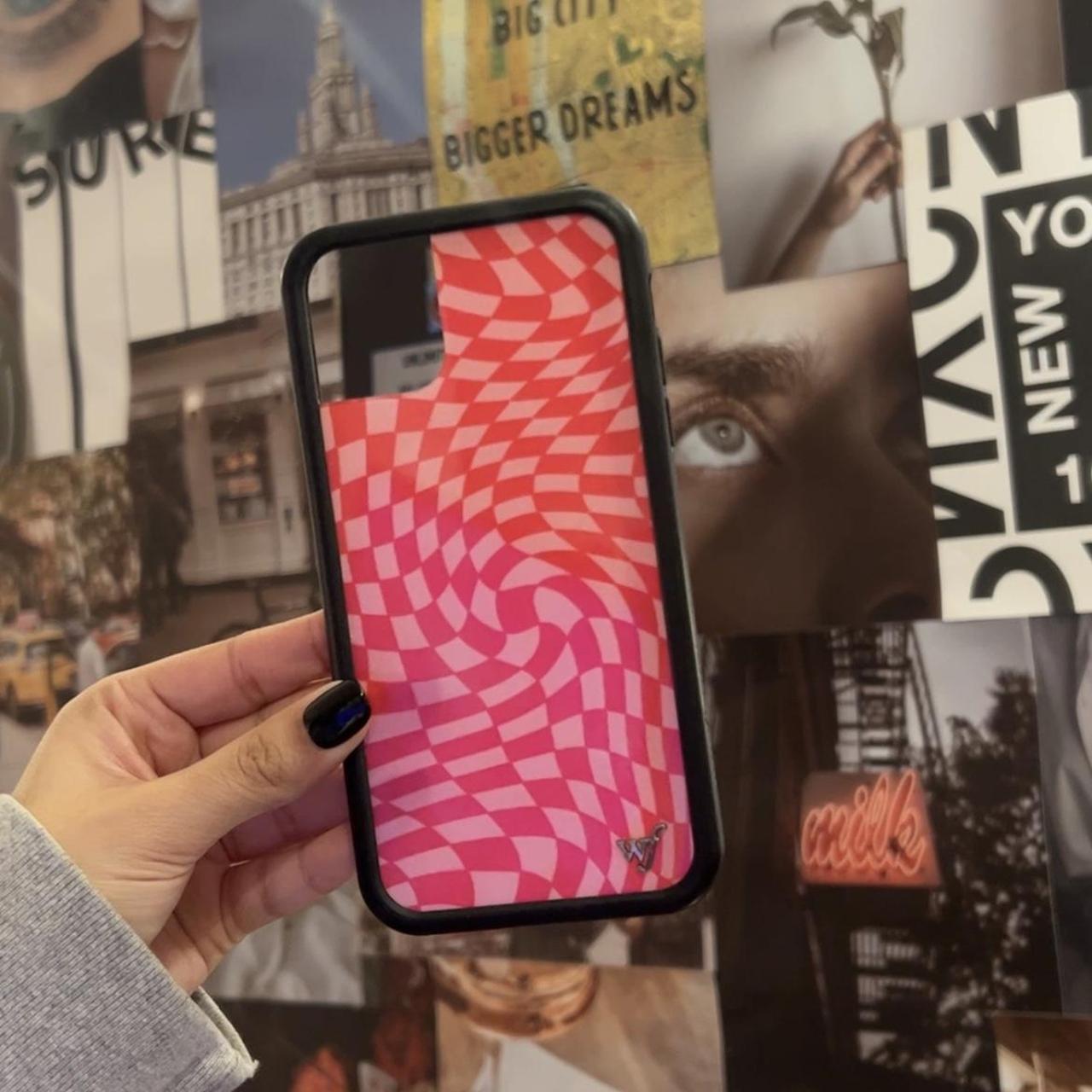 Pink checkered iPhone 11 case #phoneaccessories | Depop