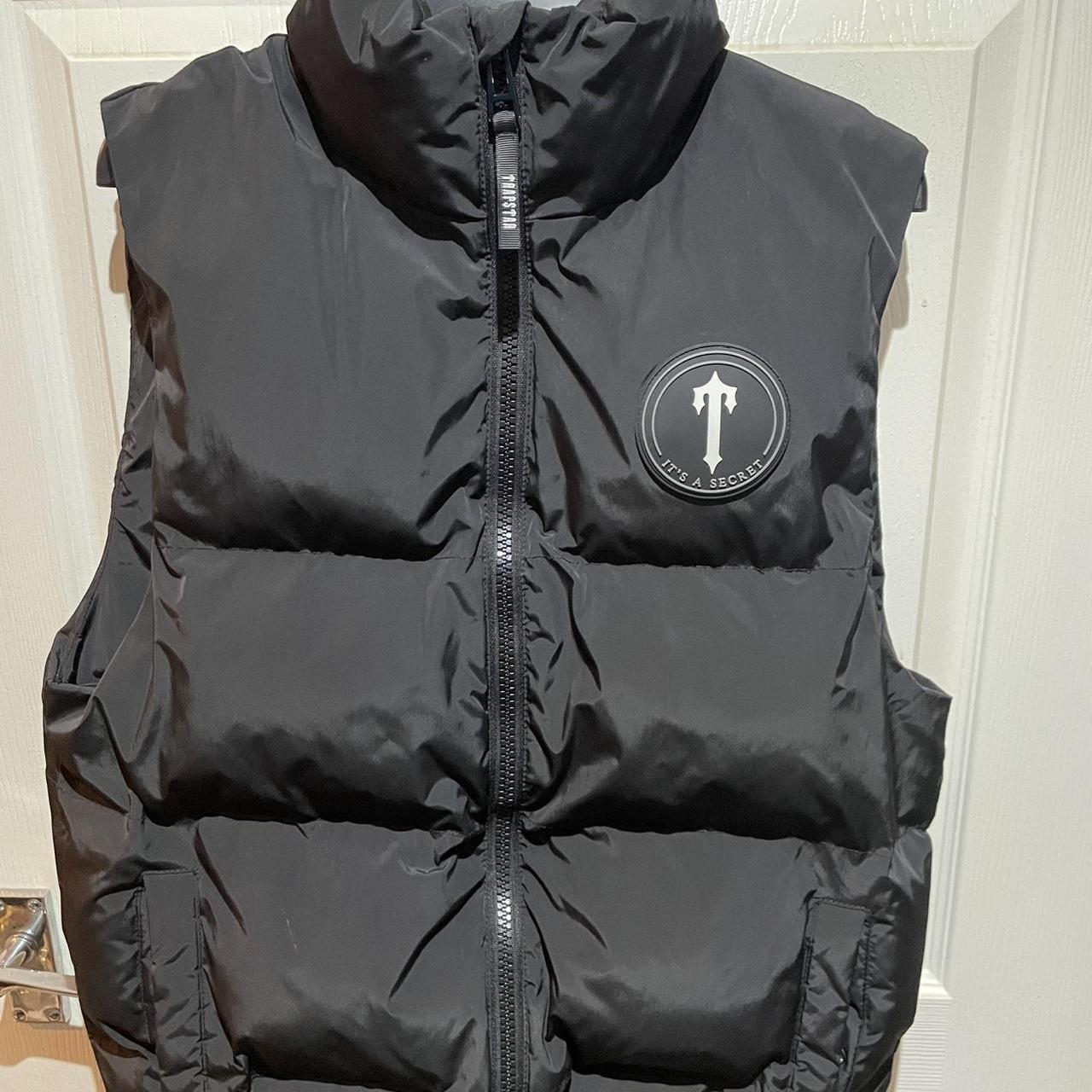 Trapstar black puffer gilet #gilet mint condition... | Depop
