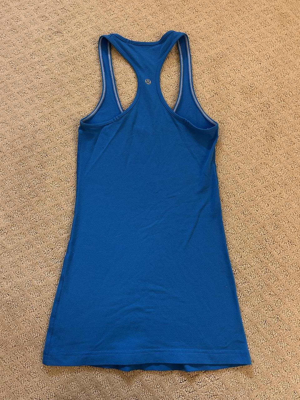 Blue lululemon tank - Depop