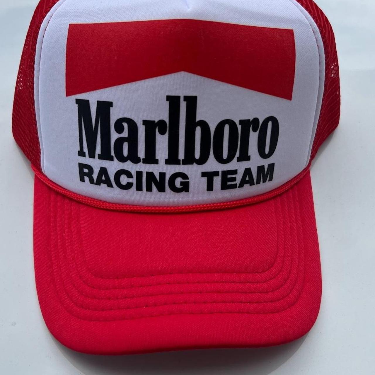 Marlboro Racing Team Trucker Hat Mesh trucker... - Depop