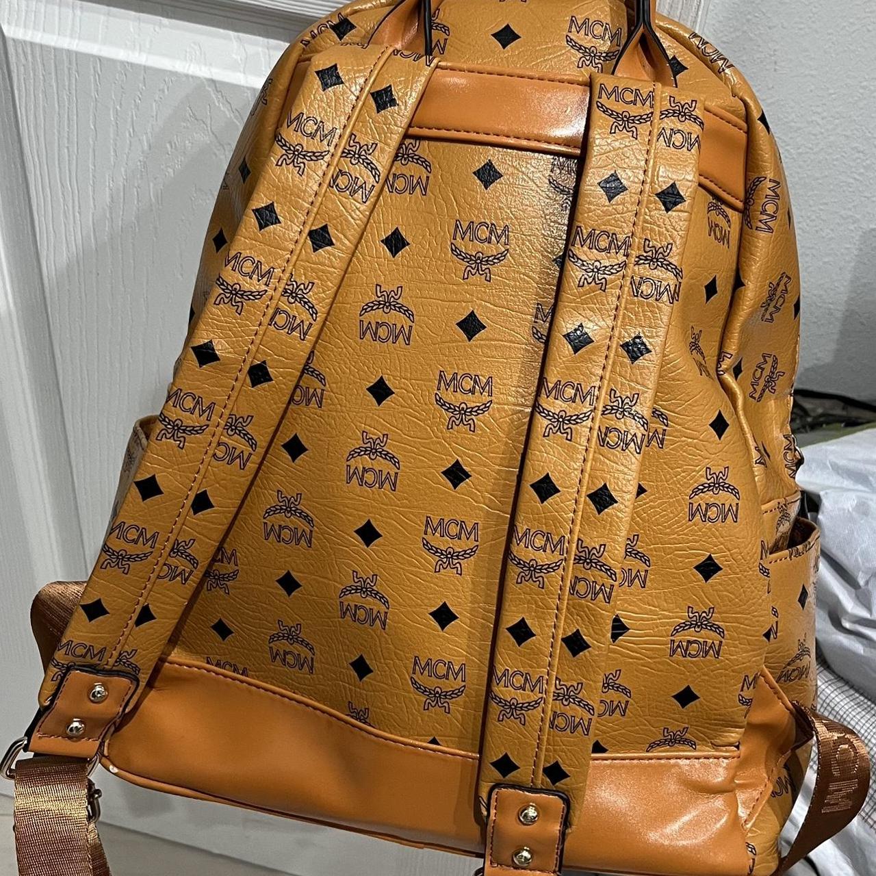 Tan/Brown MCM backpack | Depop