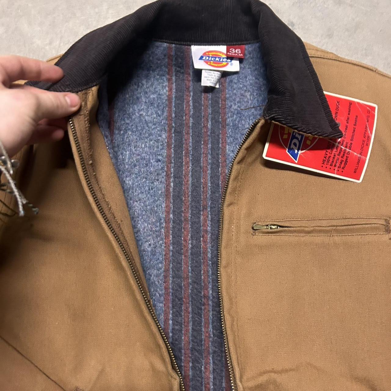 Vintage blanket lined dickies detroit jacket brand... | Depop
