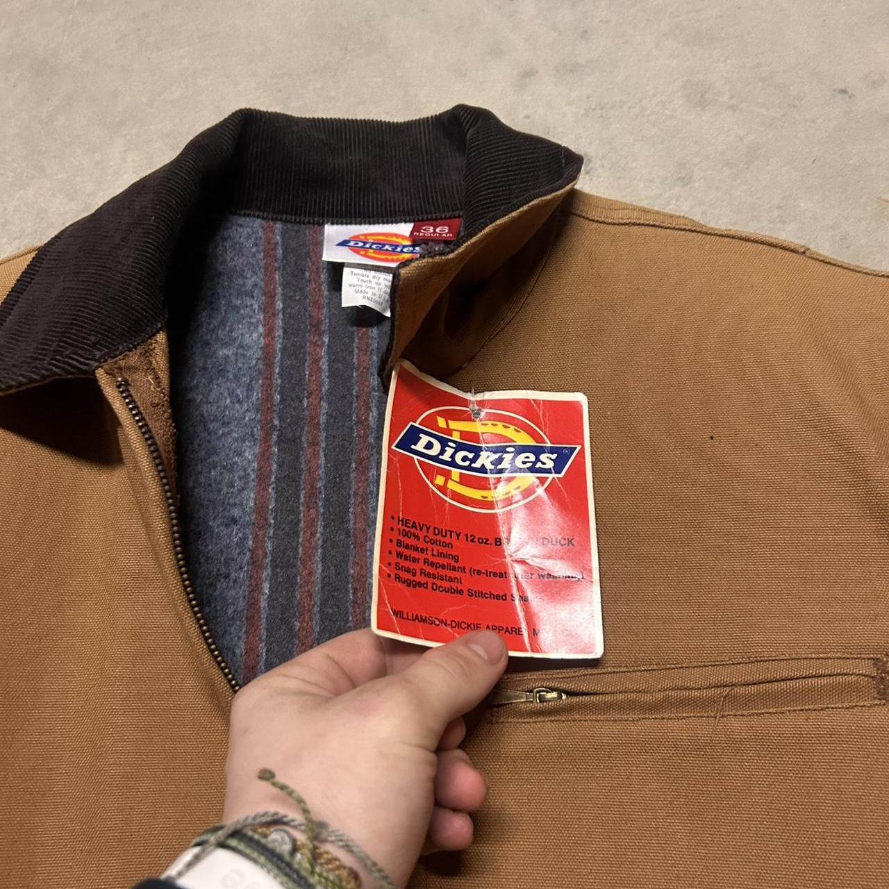 Vintage blanket lined dickies detroit jacket brand... | Depop