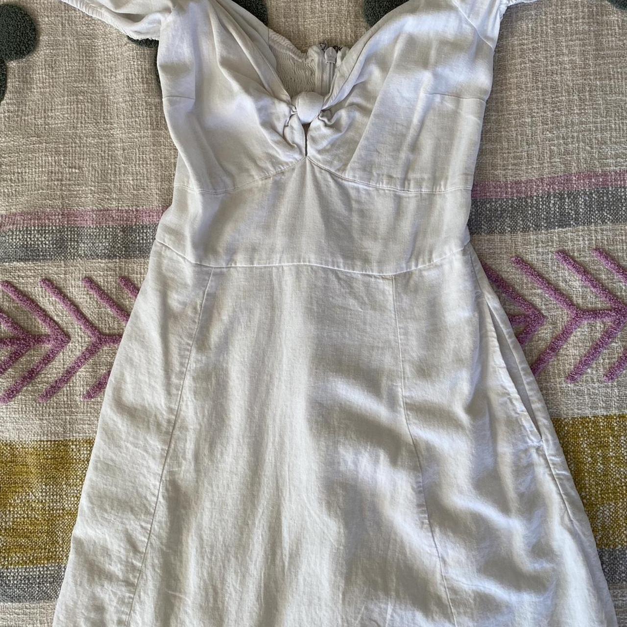 abercrombie & fitch white babydoll dress 🤍 • great... - Depop