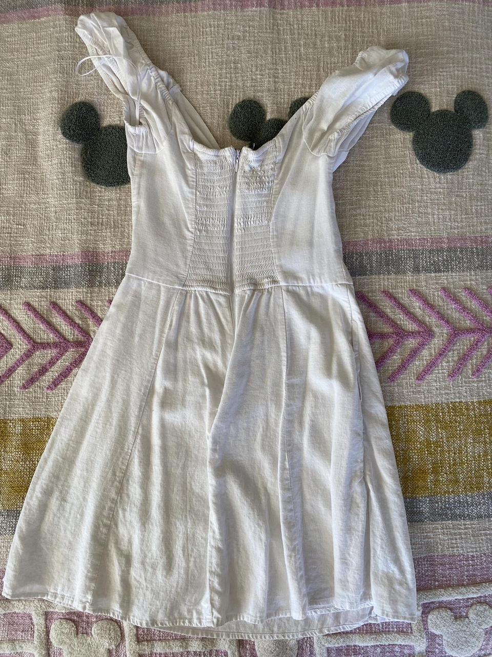 abercrombie & fitch white babydoll dress 🤍 • great... - Depop