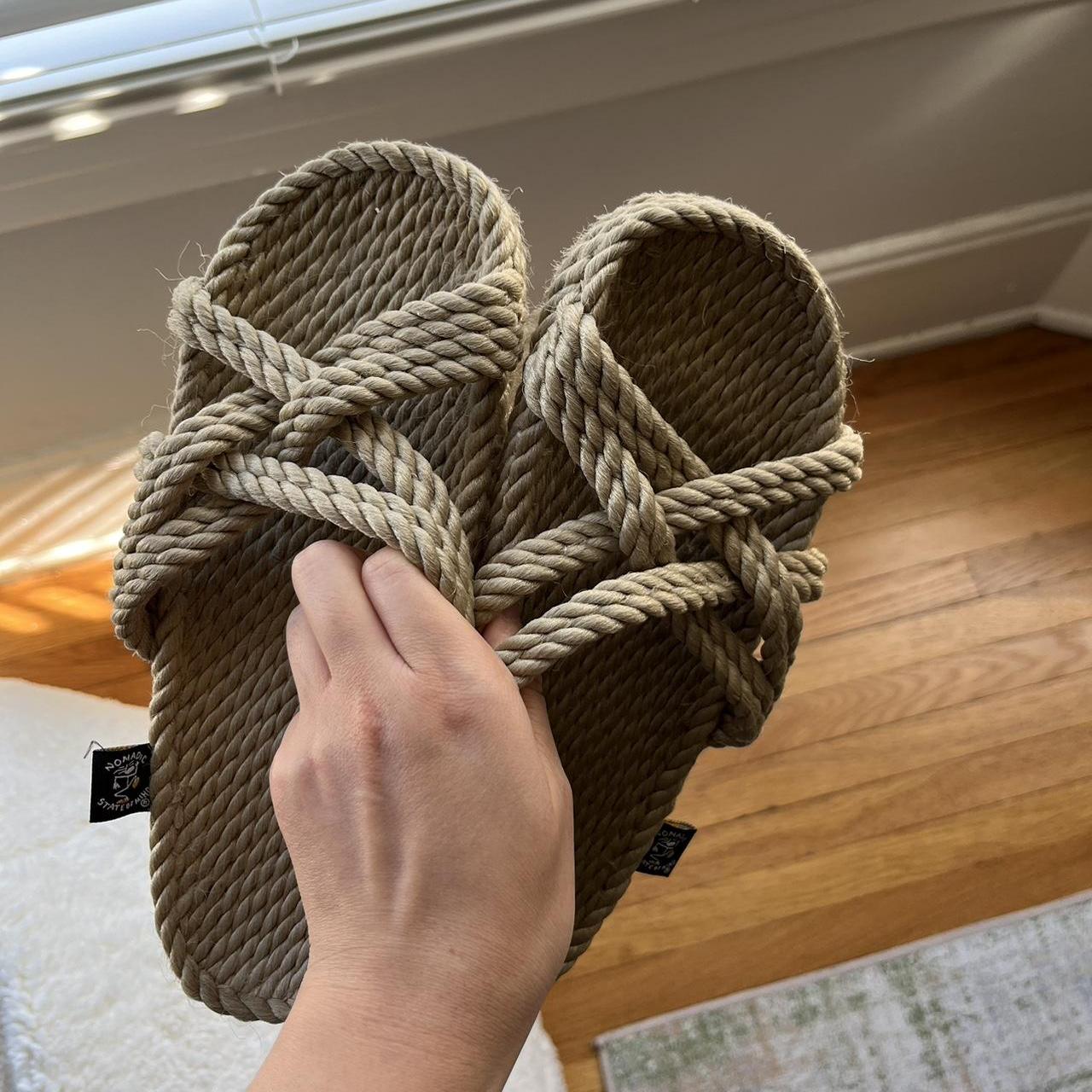 Nomadic state of mind - woven sandals in size... - Depop