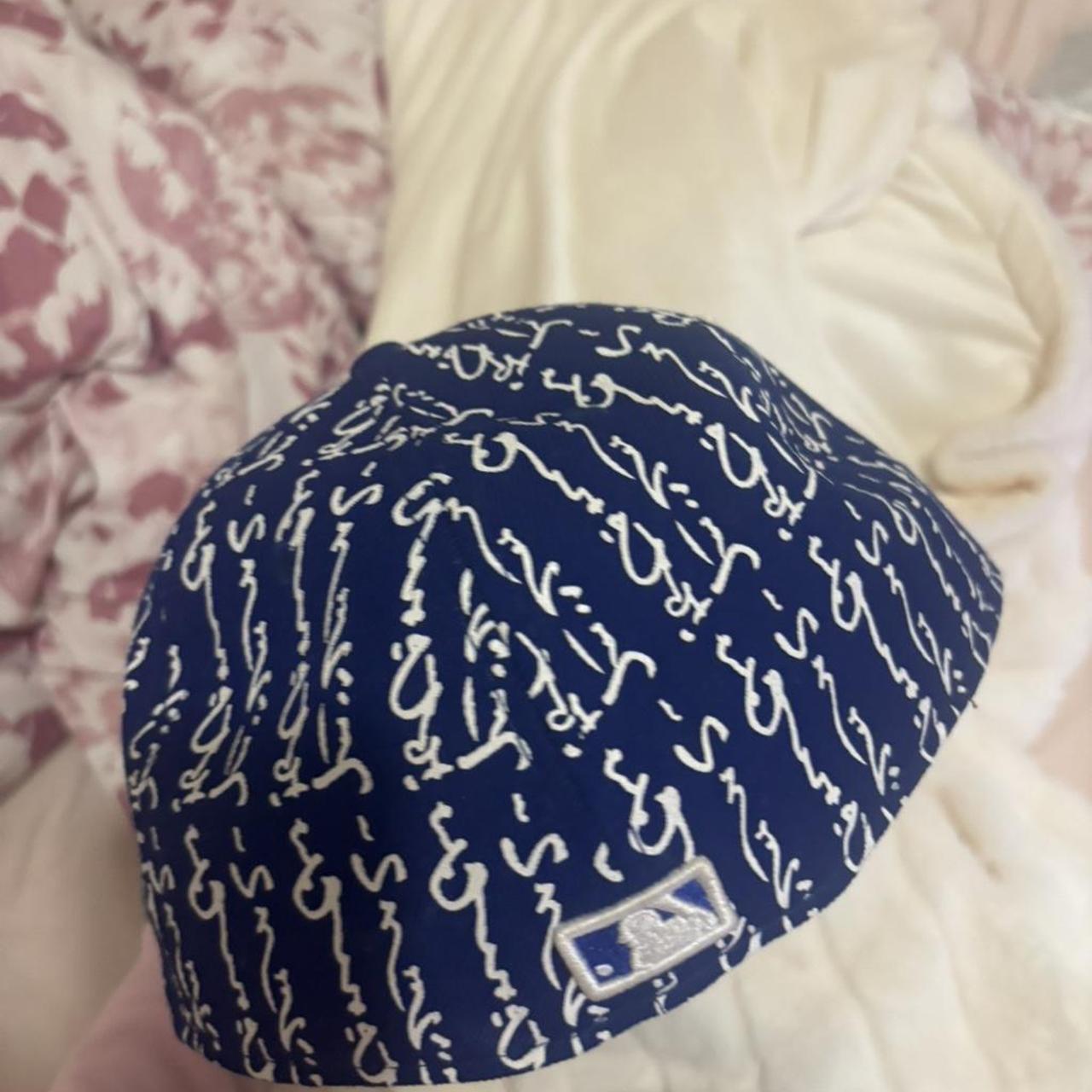 blue and white la dodgers hat - never worn i cant... | Depop