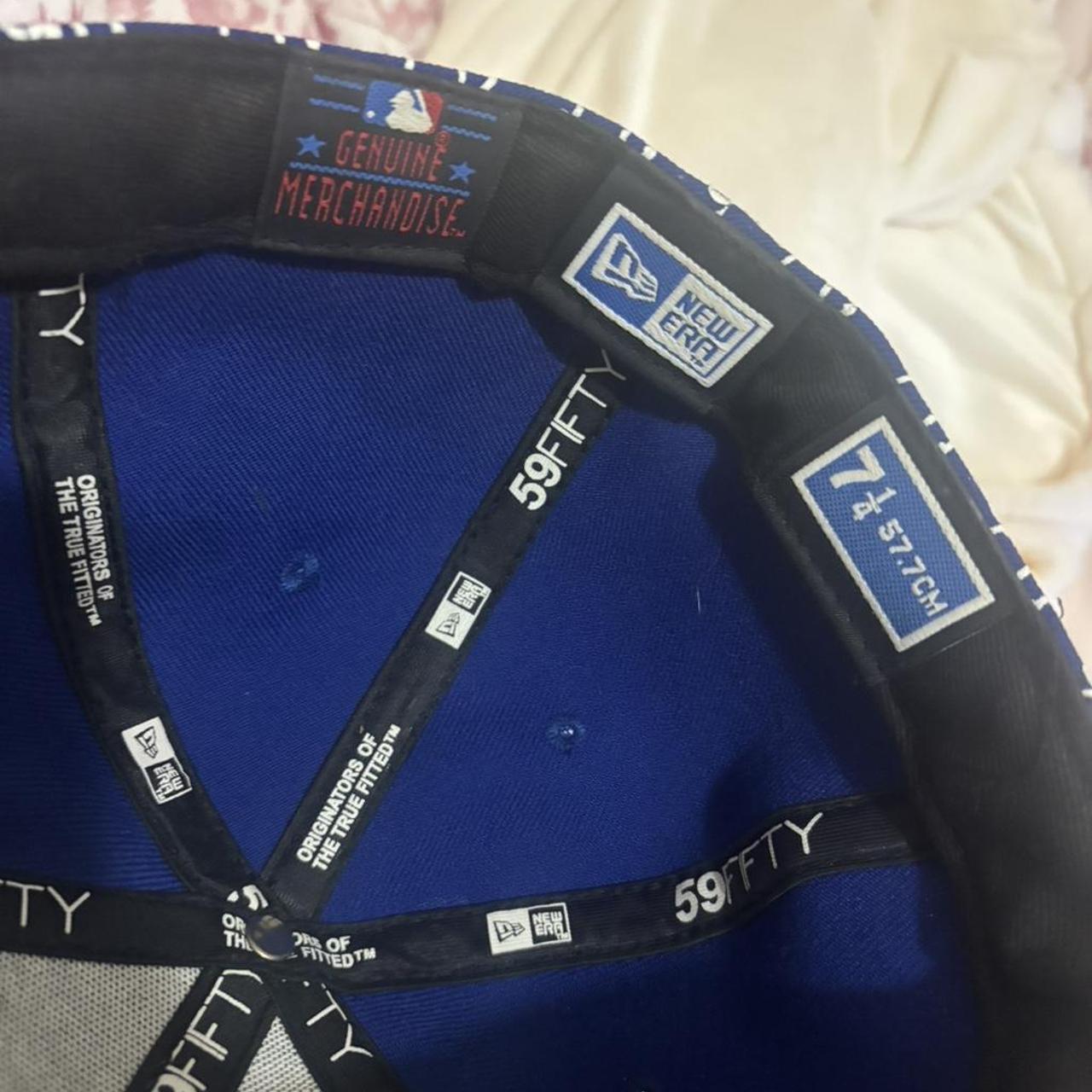 blue and white la dodgers hat - never worn i cant... | Depop