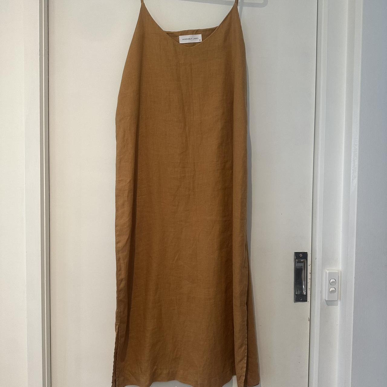 Assembly Label linen dress Size 10 Below knee | Depop
