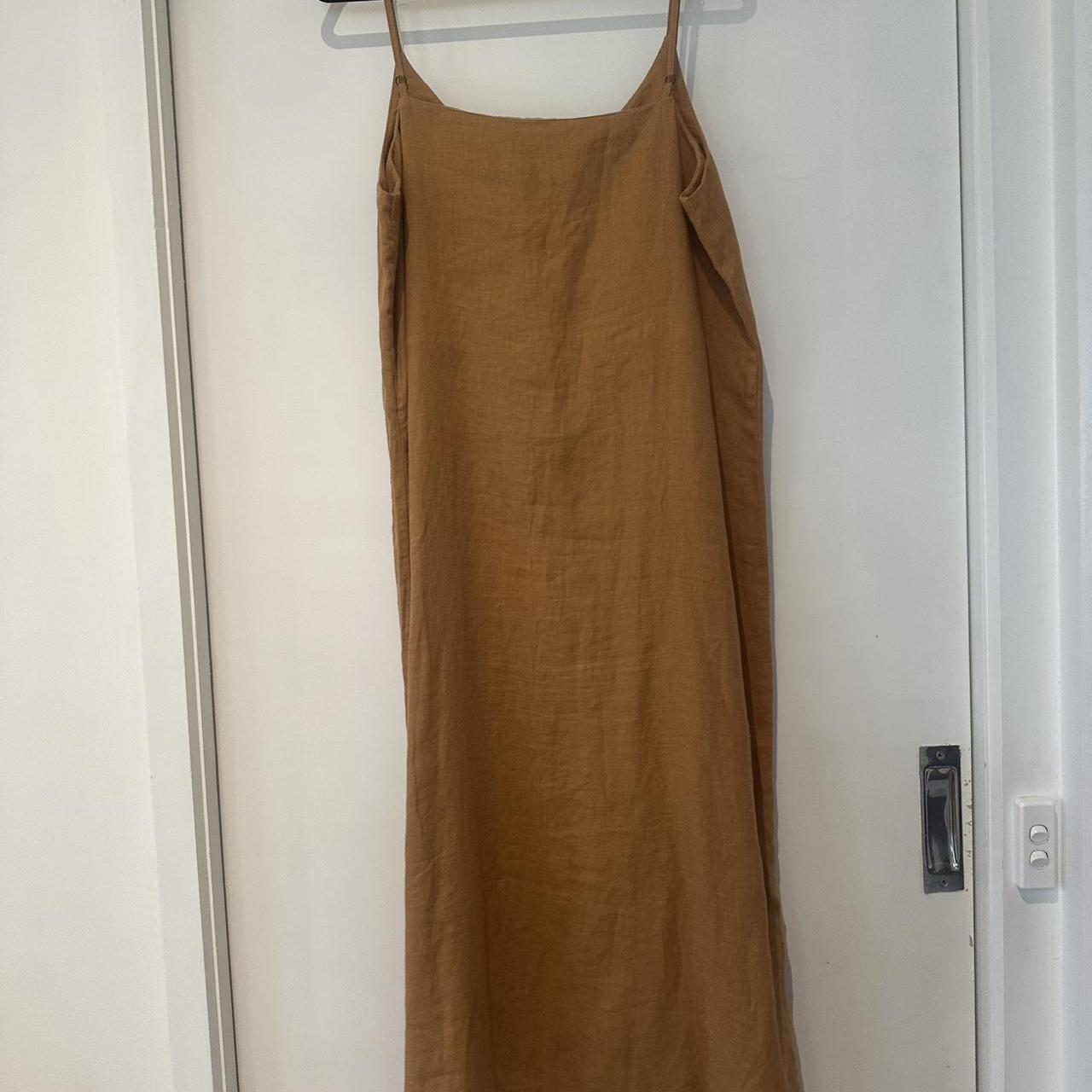 Assembly Label linen dress Size 10 Below knee | Depop