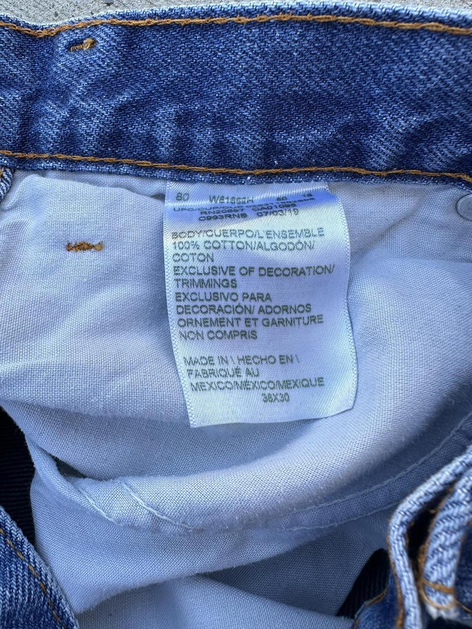 Blue Dickies Denim Straight Leg Jeans With A Loose Depop