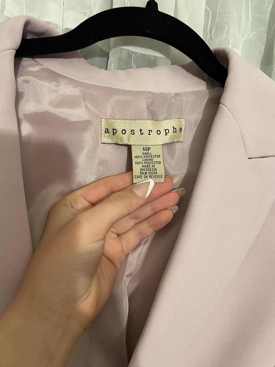 Apostrophe matching blazer and skirt Pale pink... - Depop