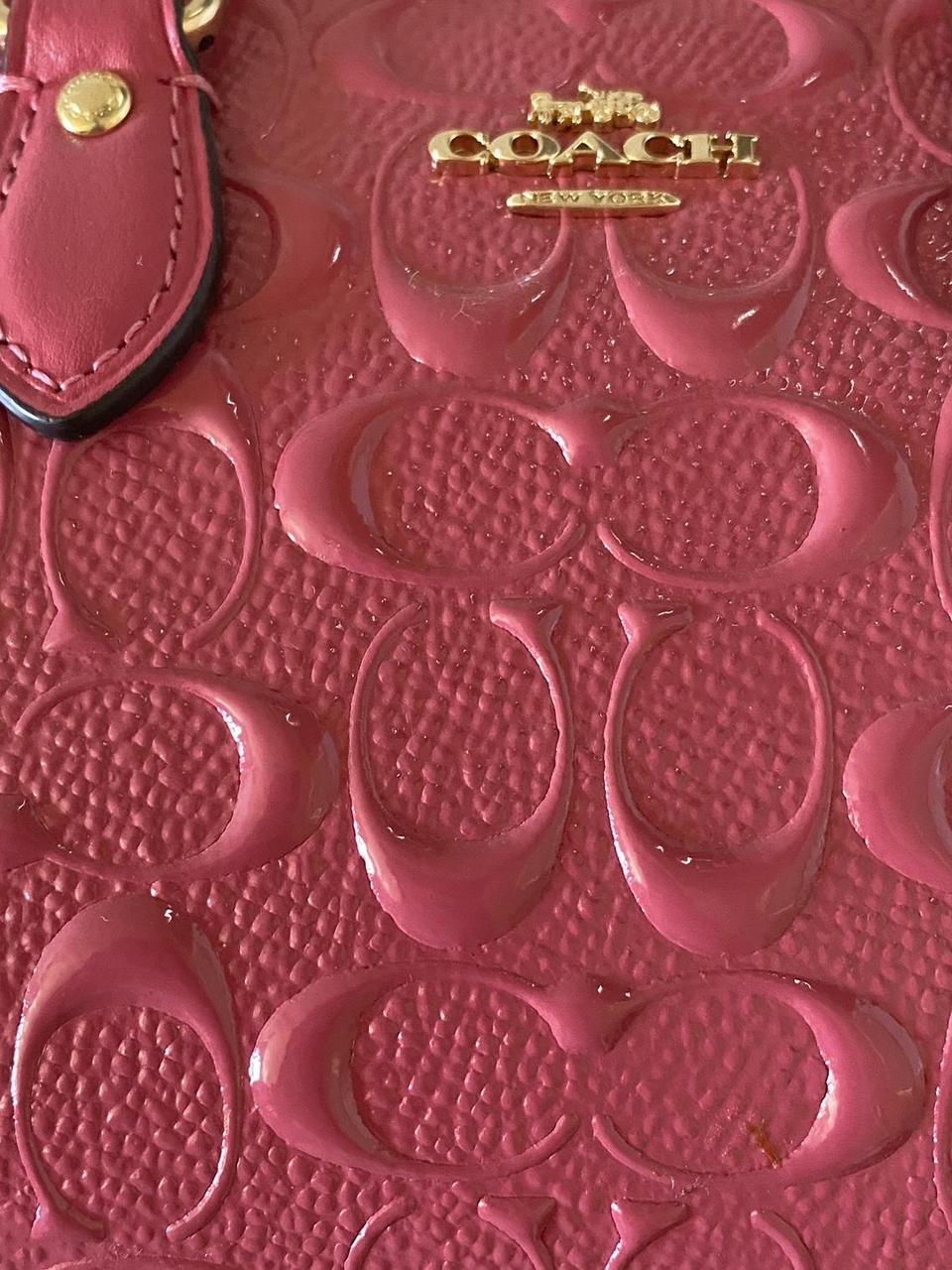 COACH mini rowan bag in signature leather 🌺 The... - Depop