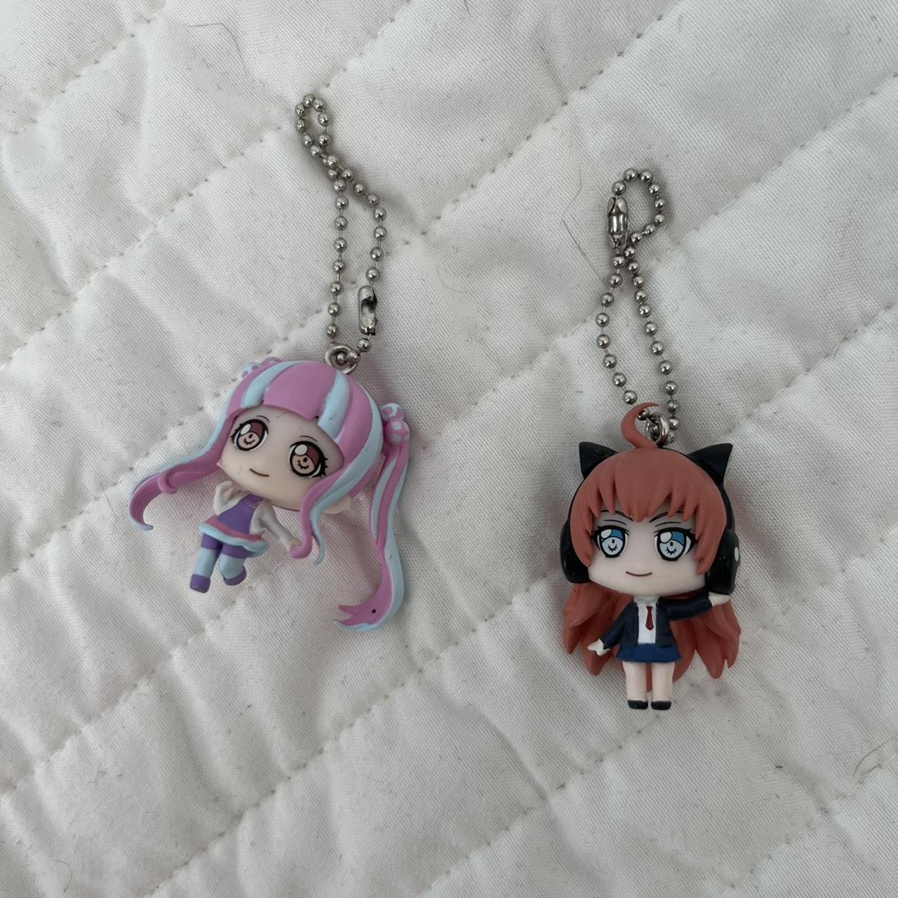 Pareo and chu2 mini figure keychains bang dream... | Depop