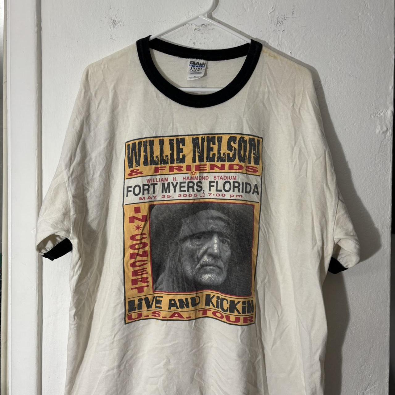 vintage y2k willie nelson live in fort myers,... | Depop
