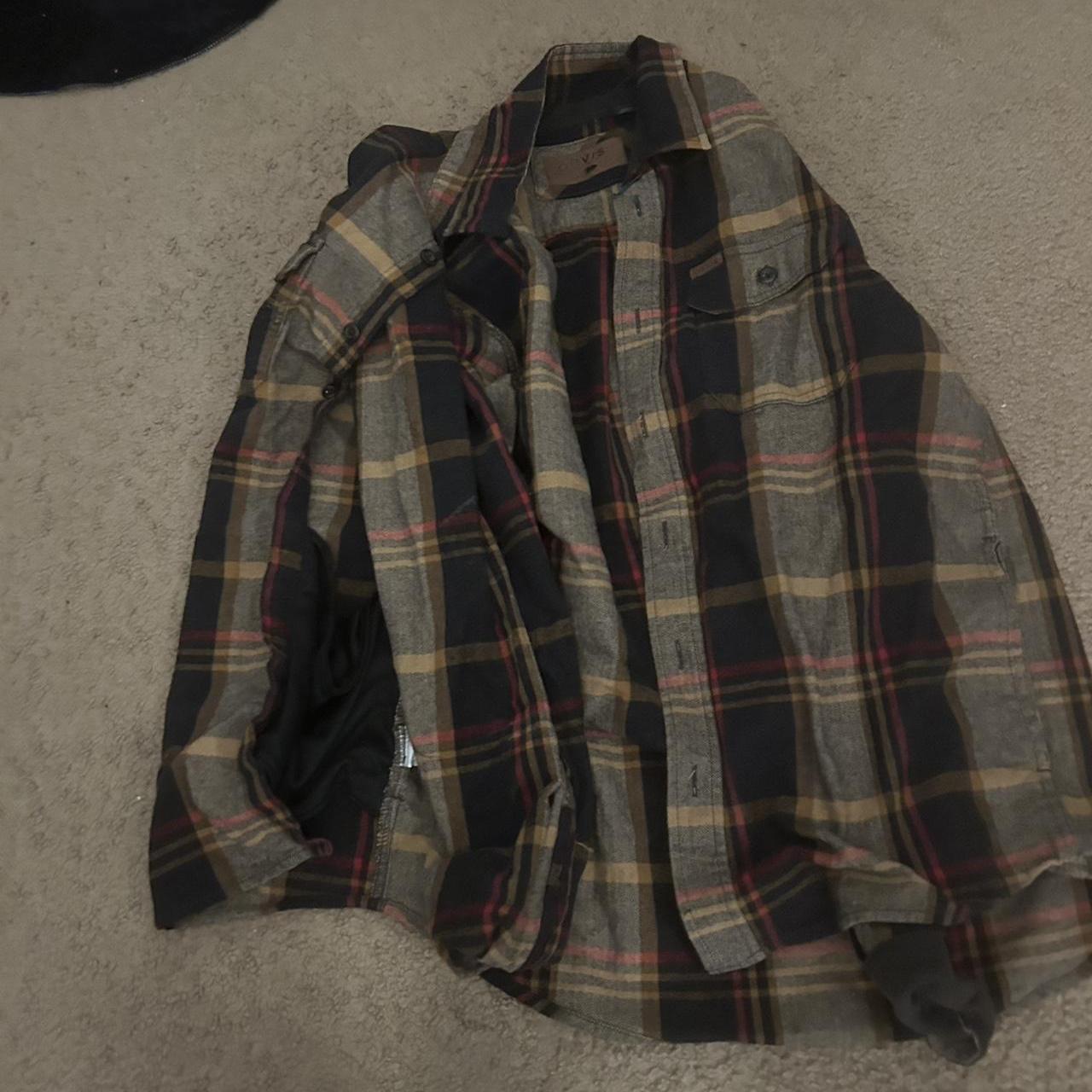 Never worn brown flannel - Depop