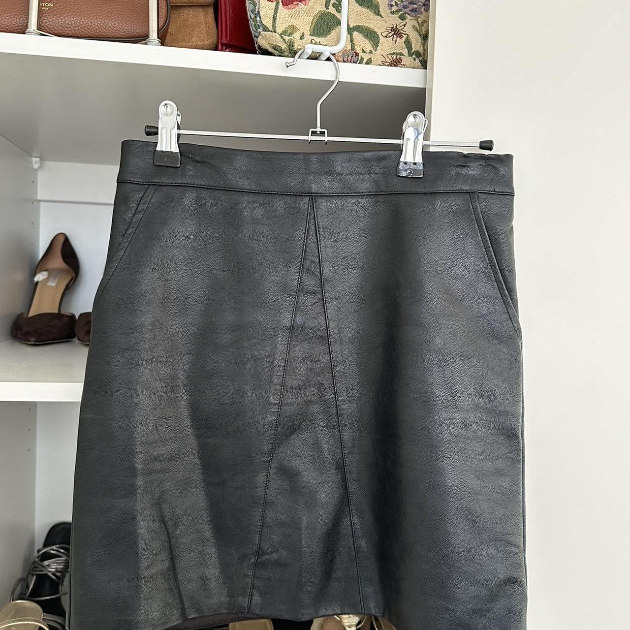 Bardot jr leather skirt. Size kids 12. Never worn - Depop