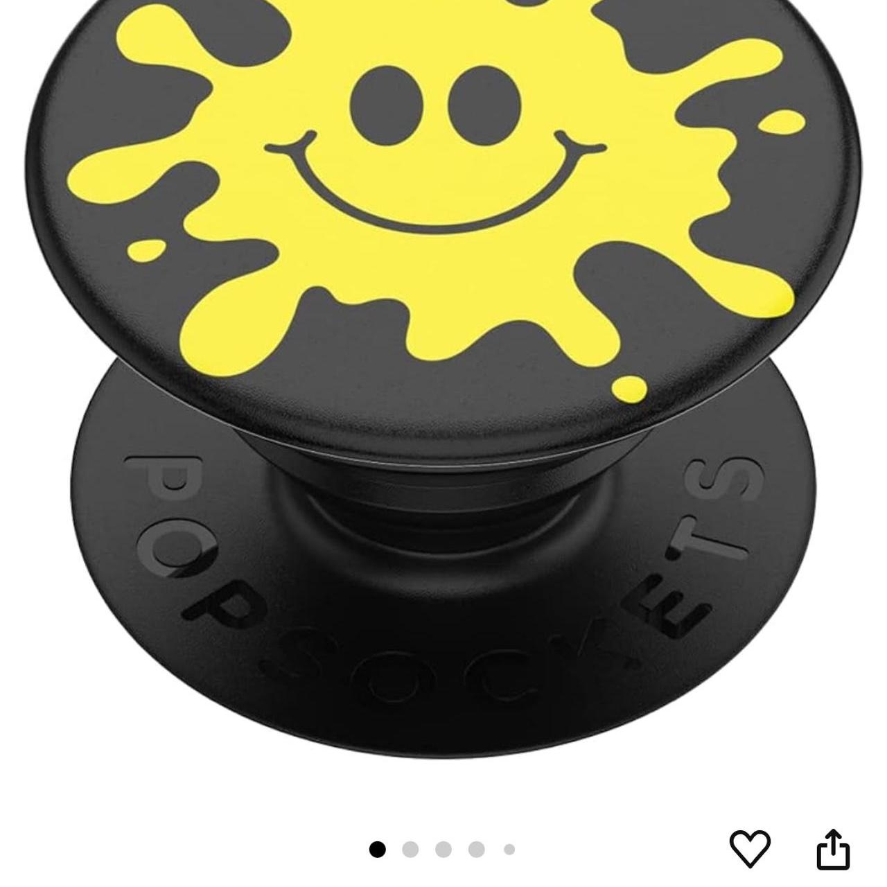 Splat Smiley Face design PopSocket phone grip. Brand... | Depop
