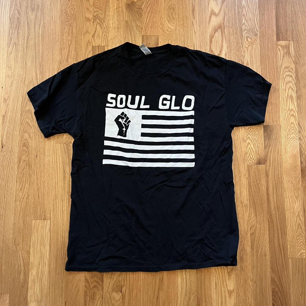 Soul Glo merch t shirt Gildan fist flag fight the... - Depop