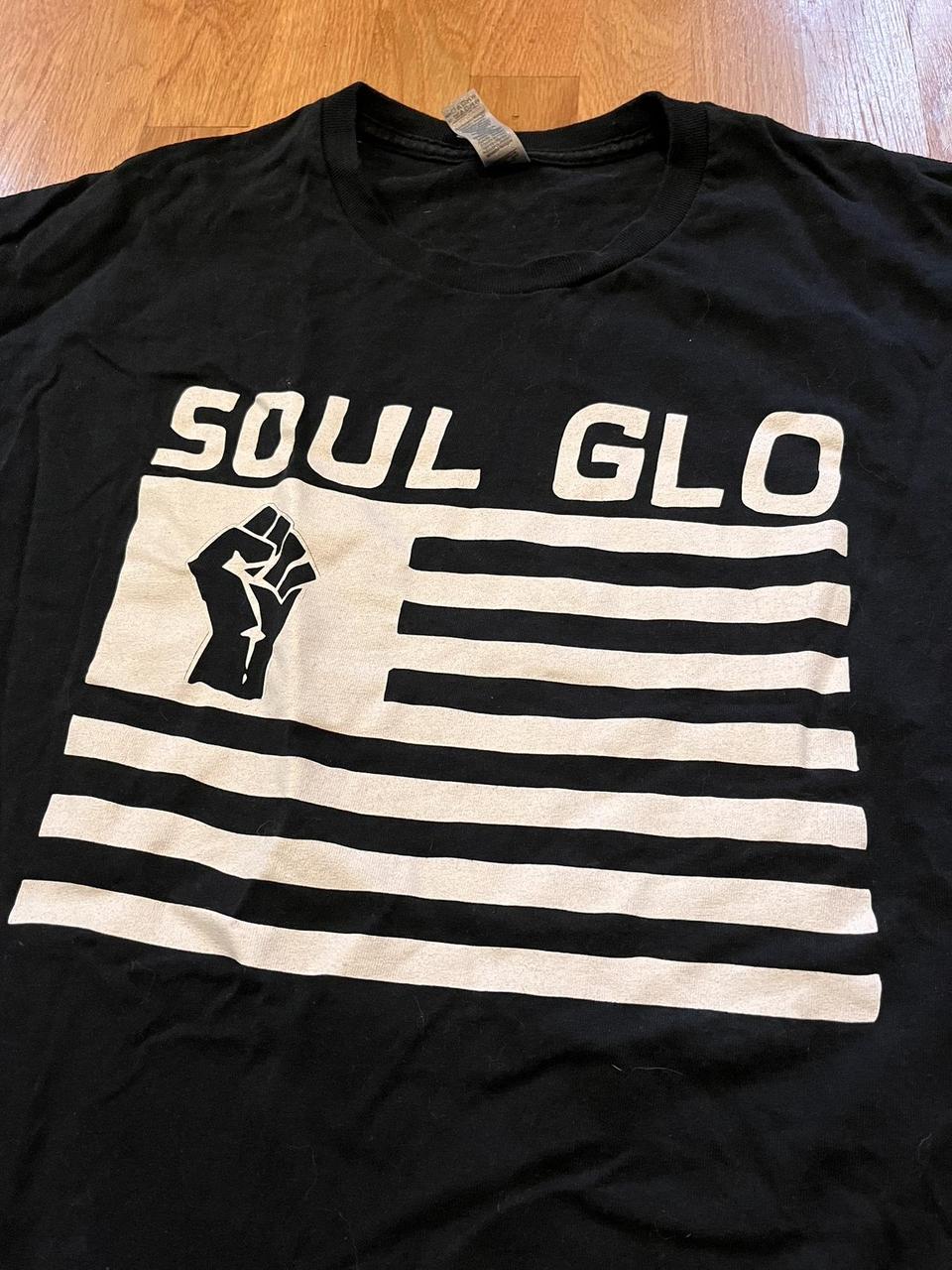 Soul Glo merch t shirt Gildan fist flag fight the... - Depop
