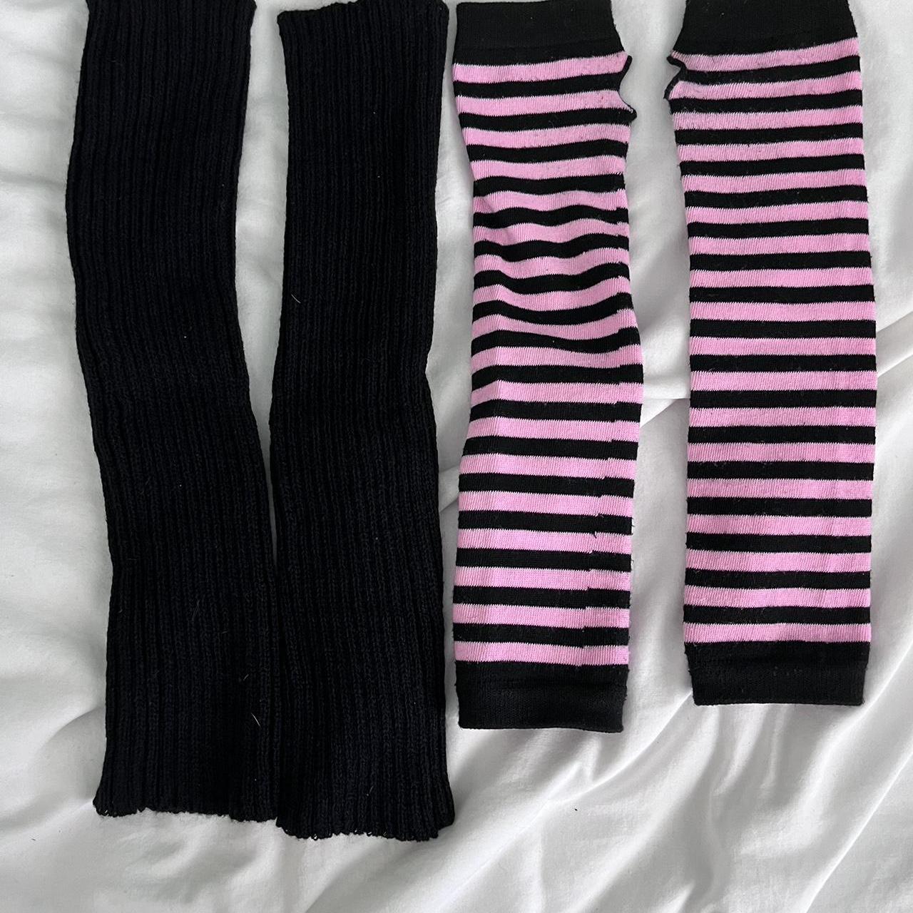 emo arm warmers and leg warmers - leg warmers... | Depop