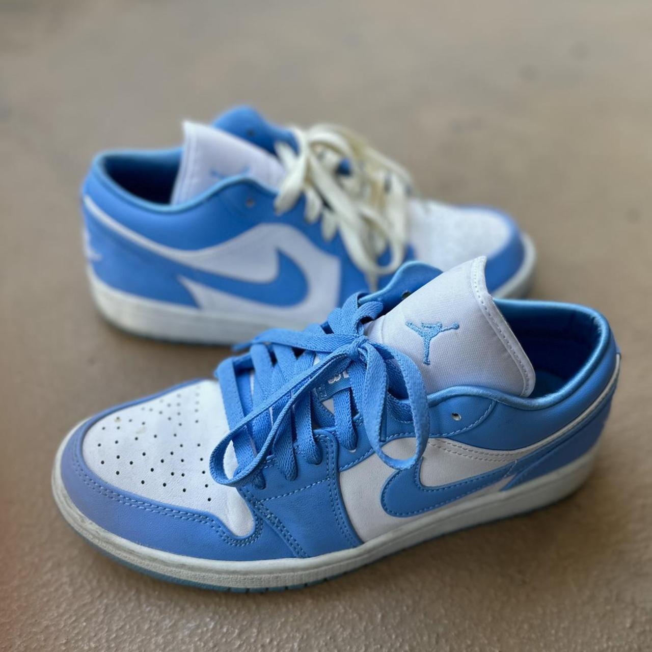 Air Jordan 1 Low UNC Colorway: UNIVERSITY... - Depop