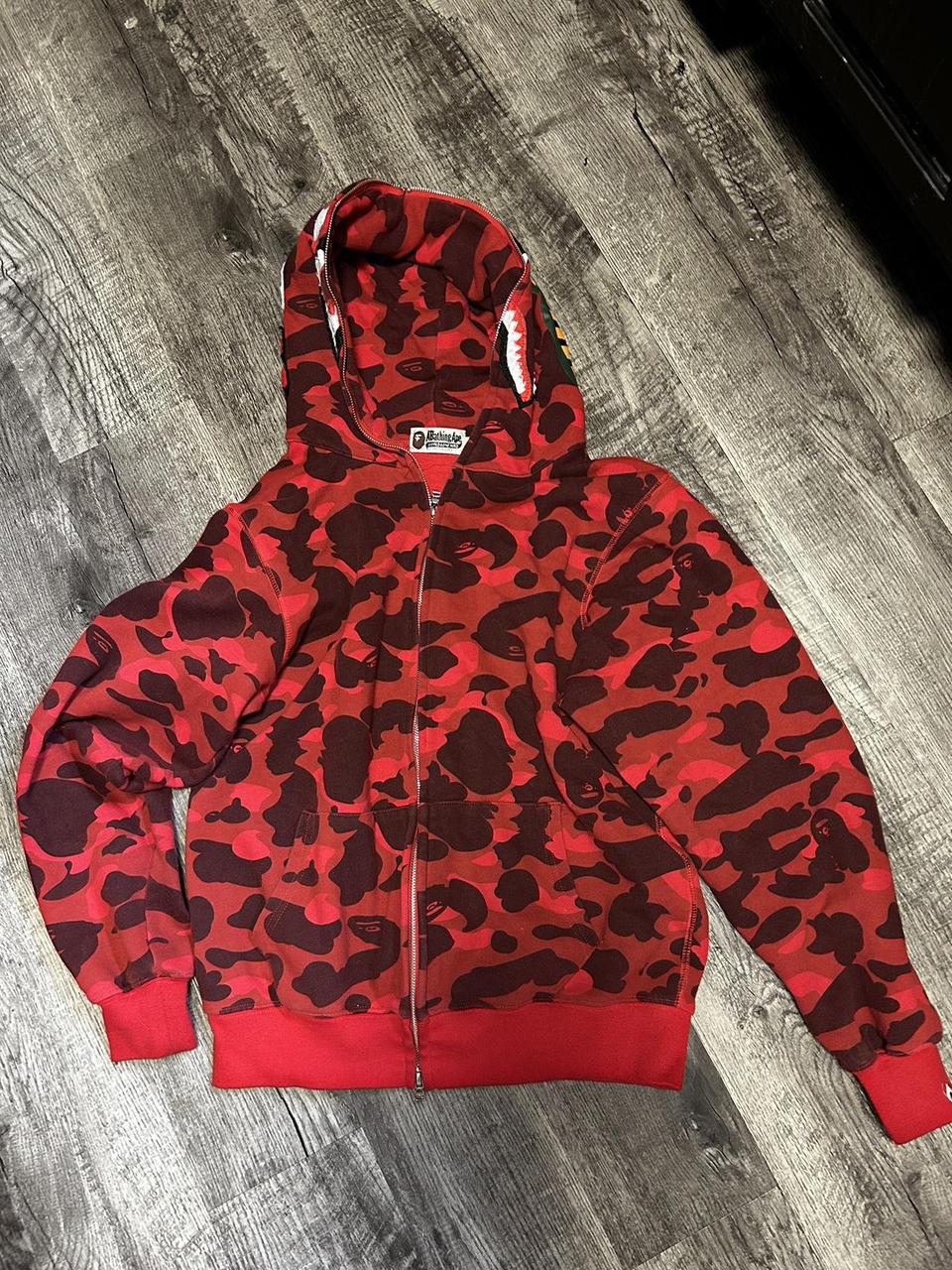 Red Bape Jacket - Depop