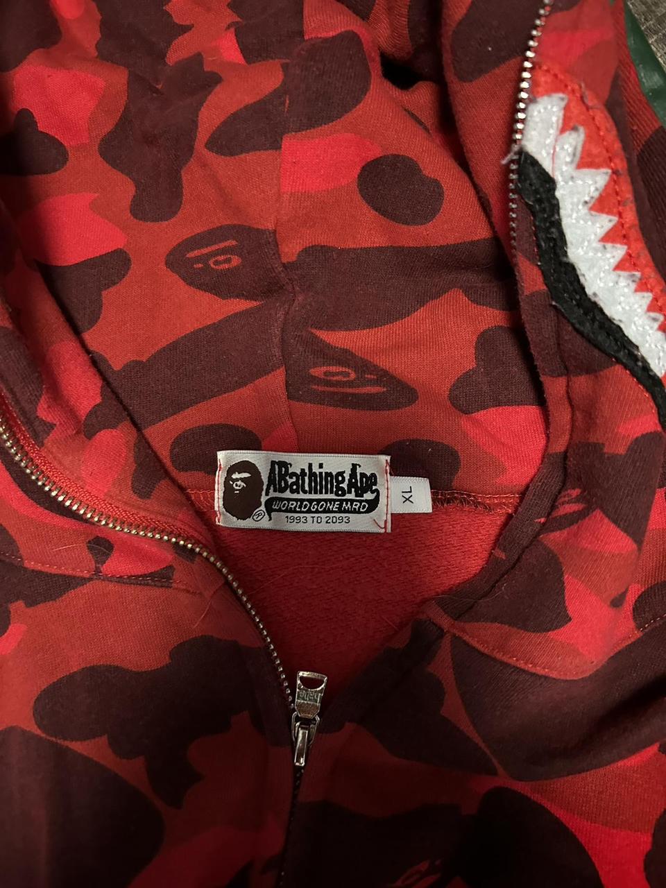 Red Bape Jacket - Depop