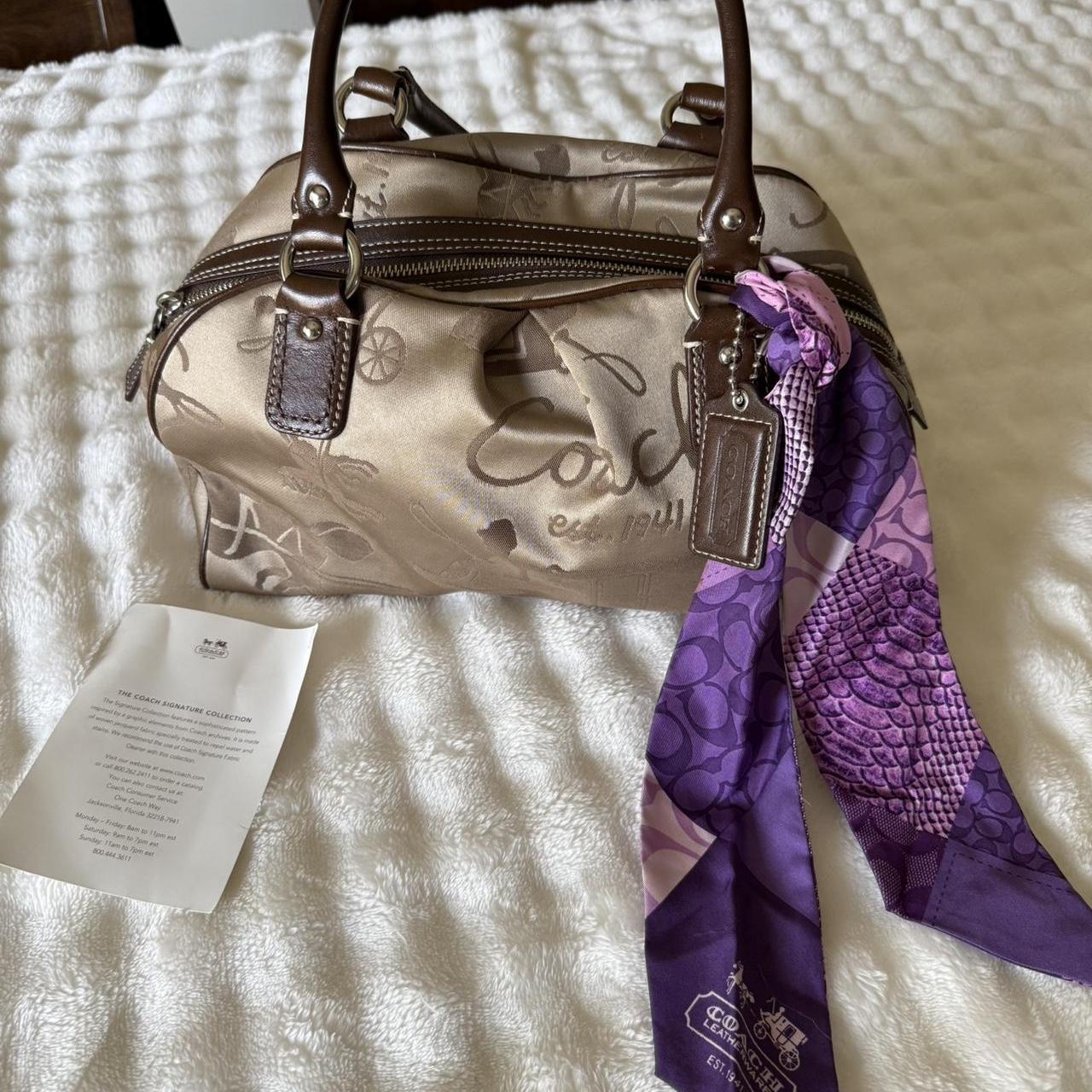 Like new authentic Coach purse with horse and wagon... | Depop