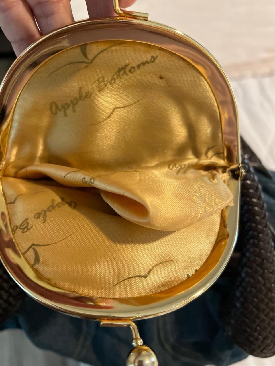 Vintage Apple bottoms denim purse excellent... - Depop