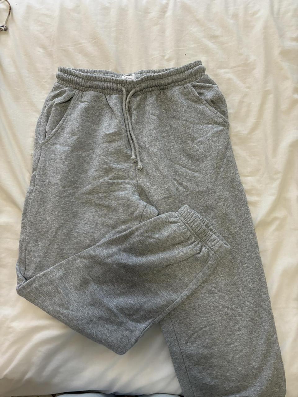 grey cotton on cuffed trackies women’s medium - Depop