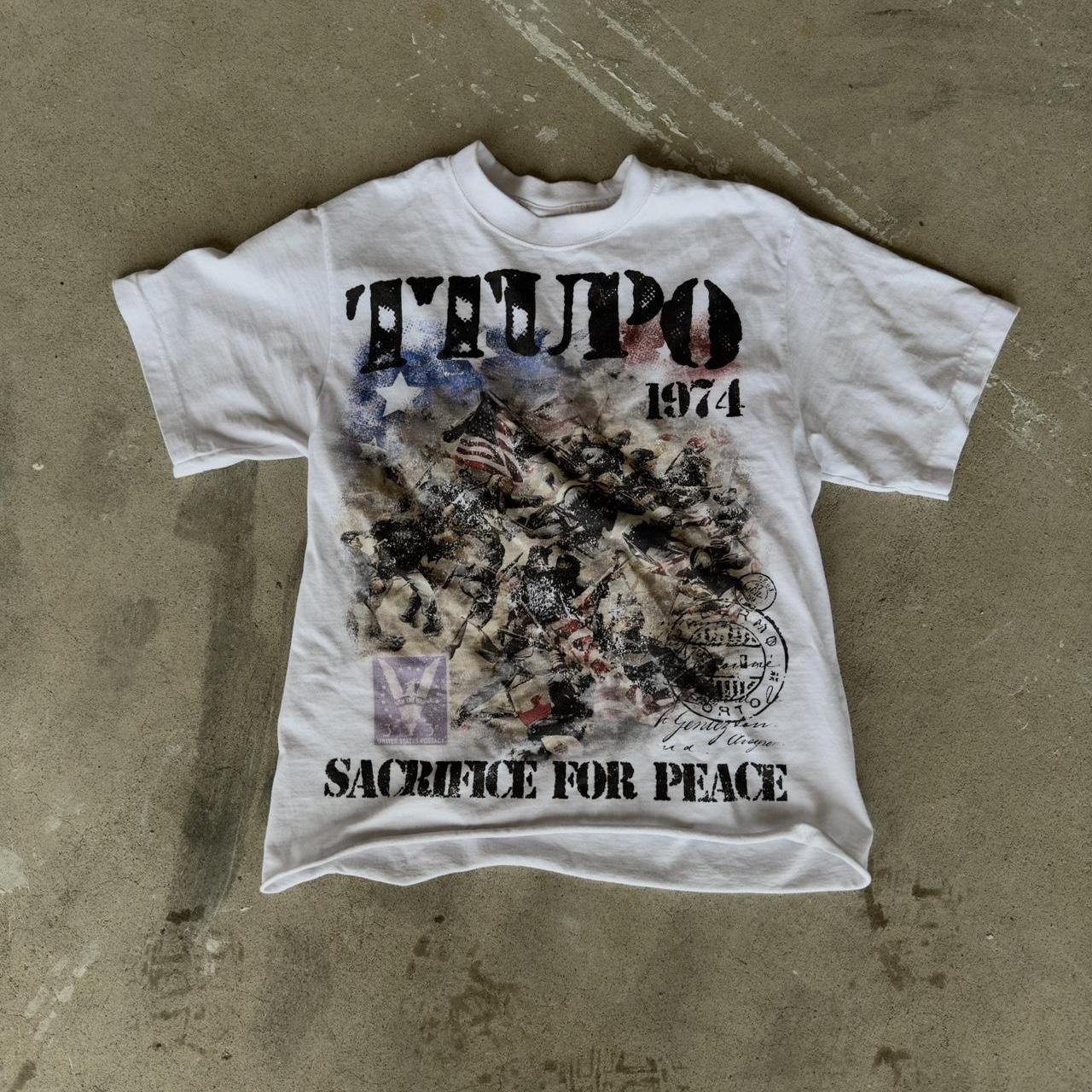TTUPO WAR SHIRT from the clothing brand... - Depop
