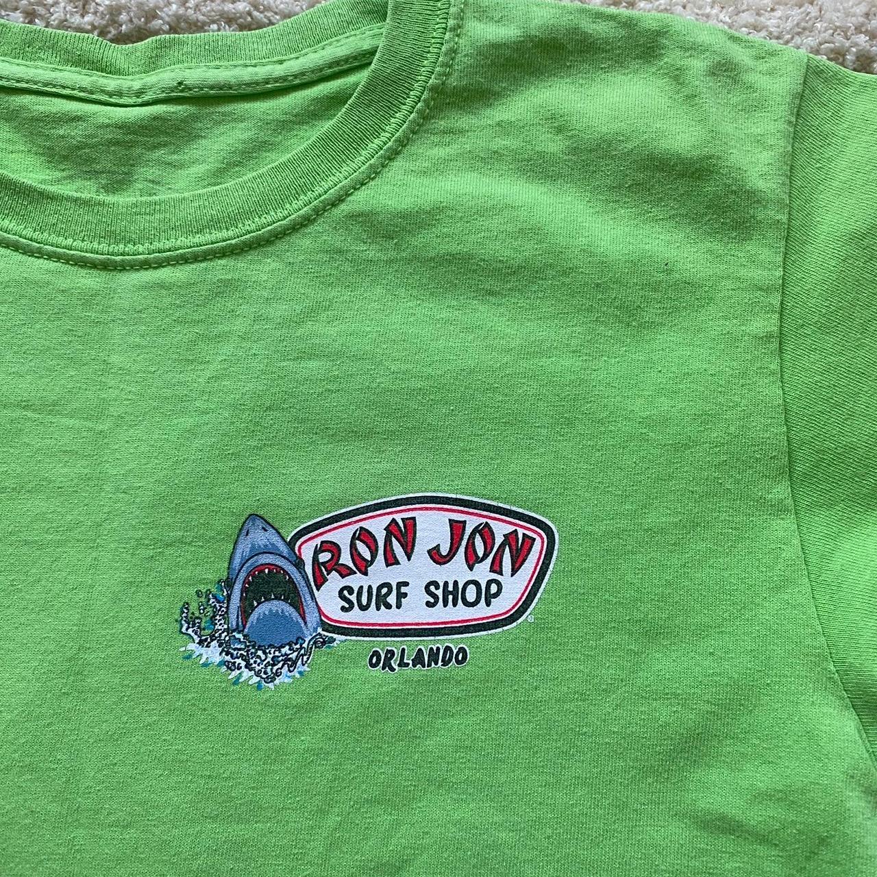 Green Ron Jon Surf Shop Orlando T-shirt! Size small... | Depop