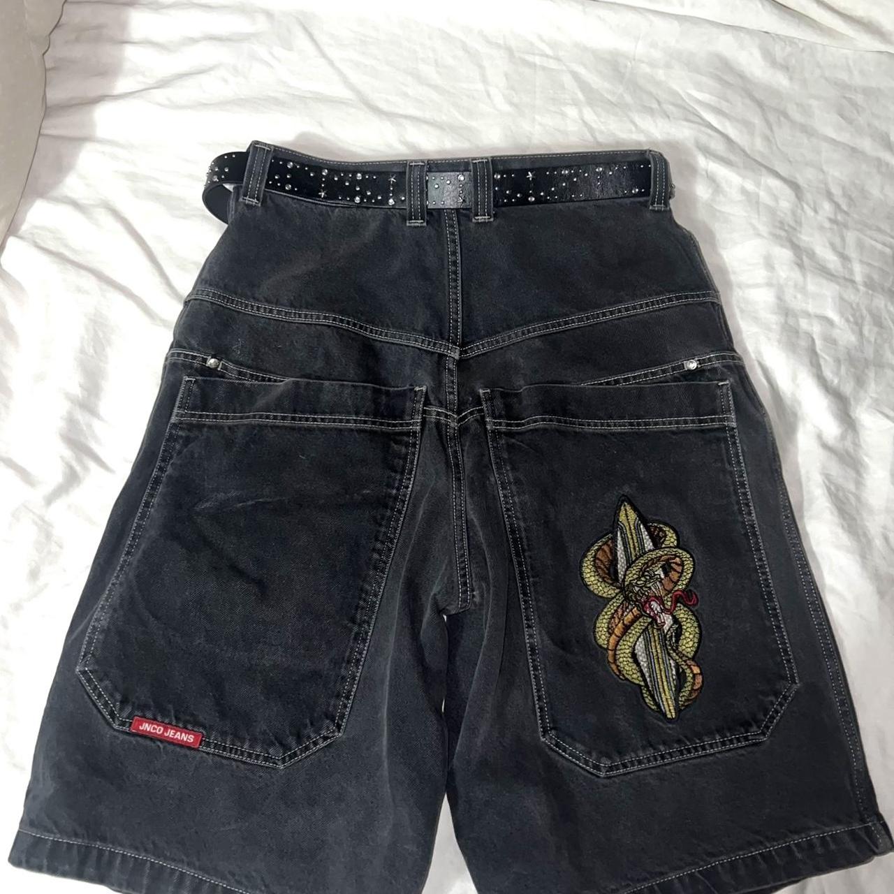 Vintage Jnco jeans. Jnco snake surfboard jorts Size... | Depop