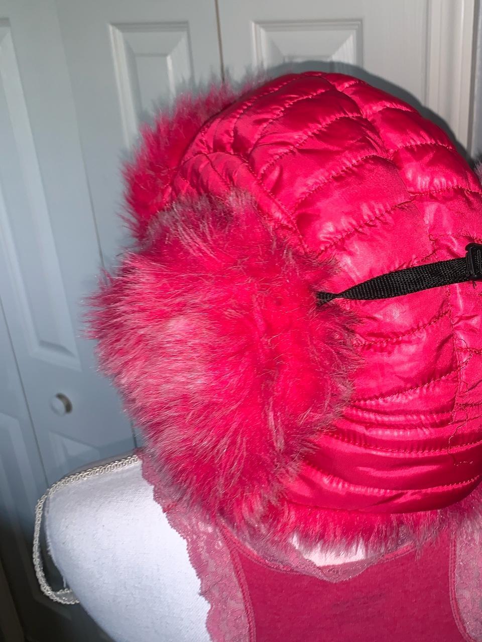 hot pink dekko trapper hat no flaws - Depop