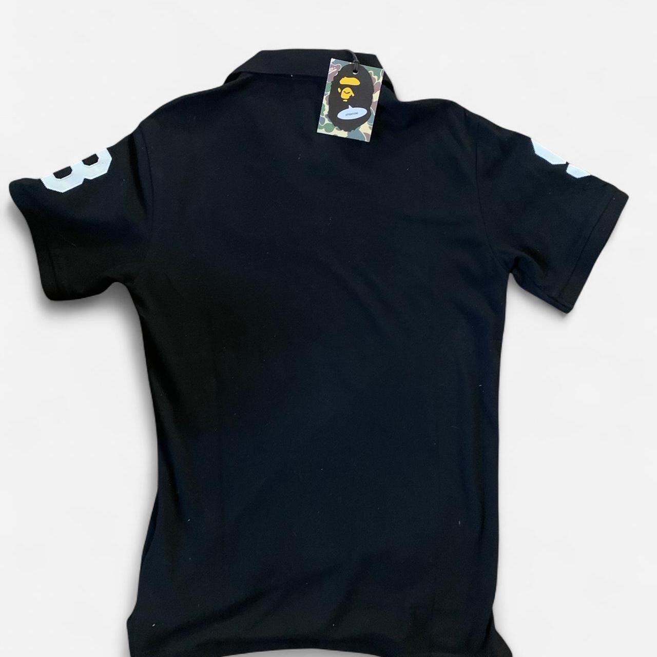 Black BAPE polo #streetwear #designer #polo #swag... | Depop