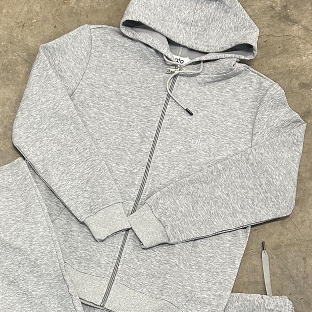 Alo Accolade Sweatsuit Hoodie and Sweatpants Bundle... | Depop