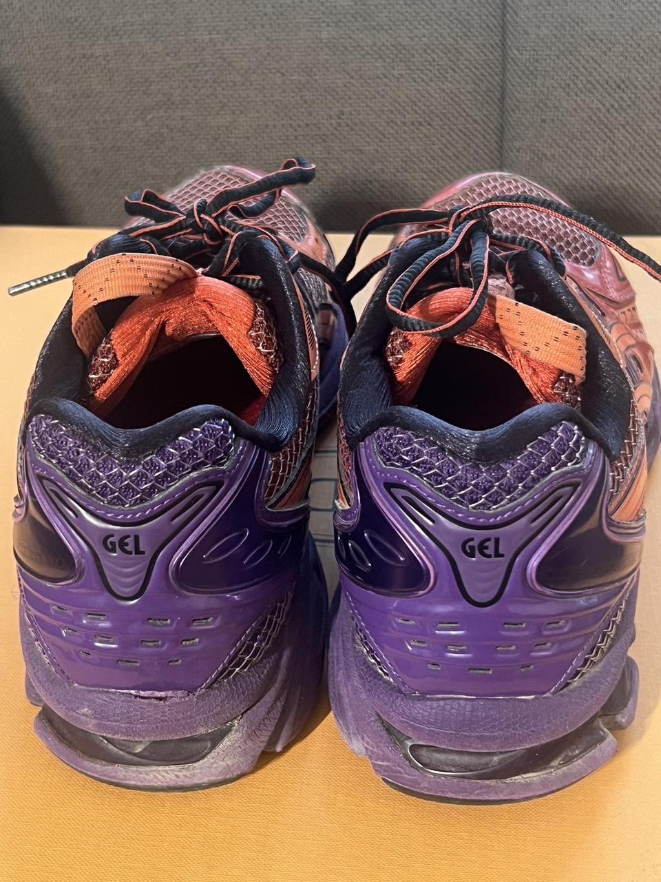 Red/orange/purple ASICS Gel Kayano 14 Size 8 US,... - Depop