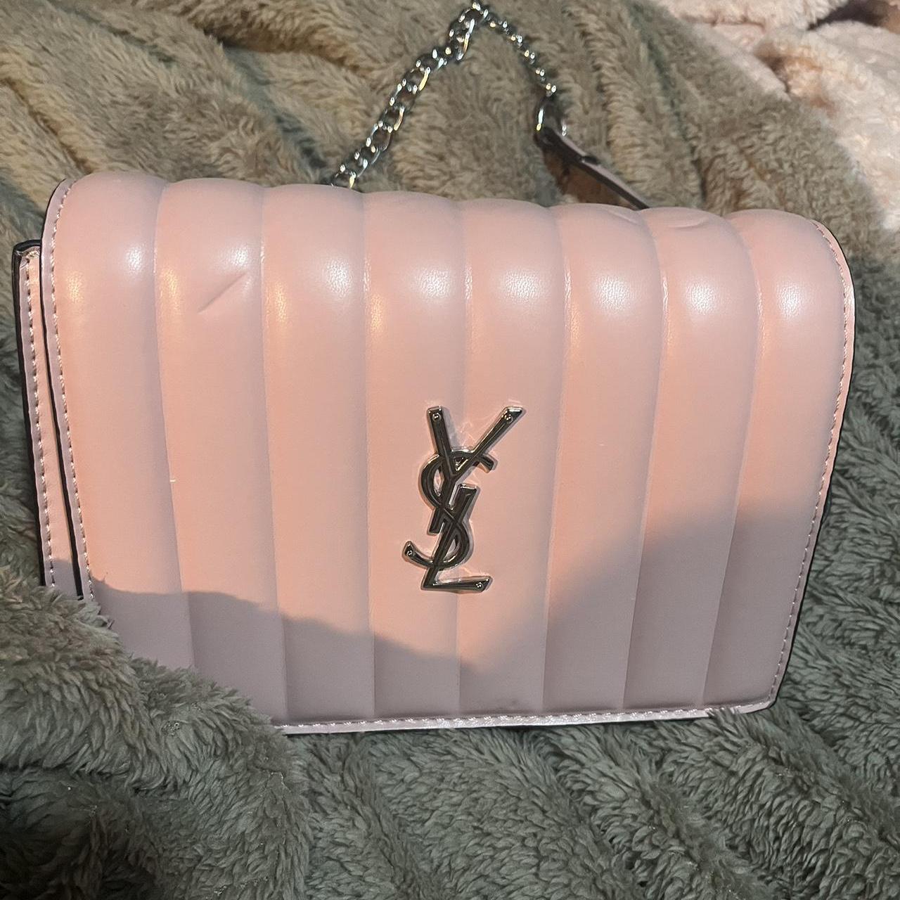 Pink YSL crossbody bag #YSL #CrossbodyBag #purse... | Depop