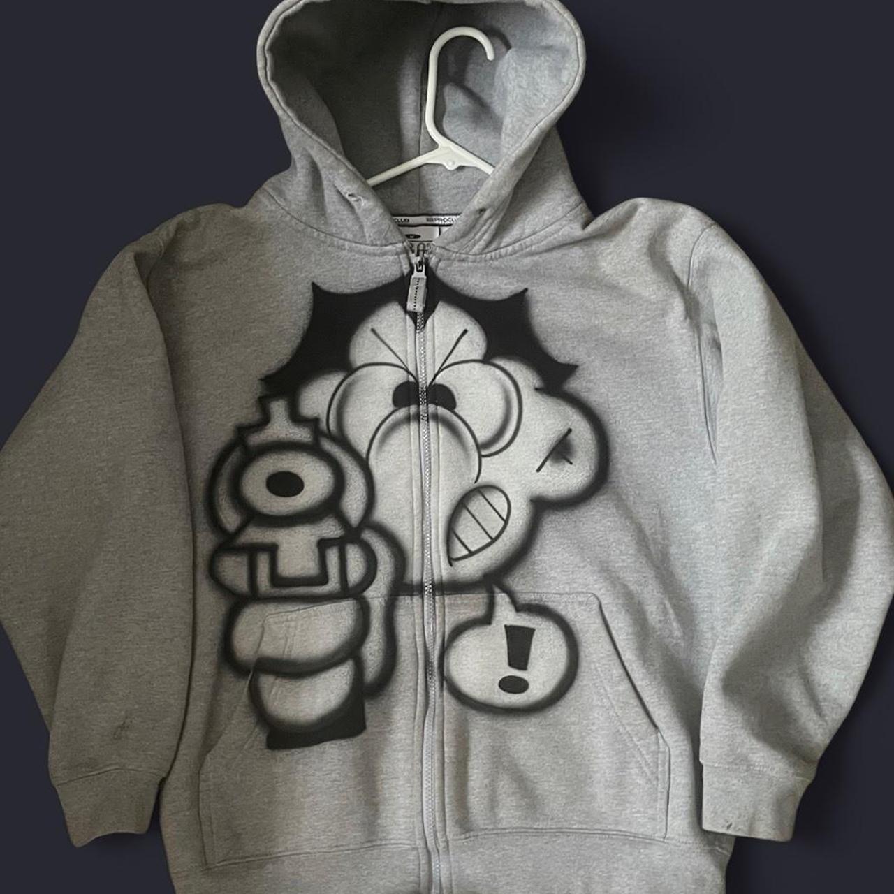 1of1 atticus torre heavyweight proclub hoodie... | Depop