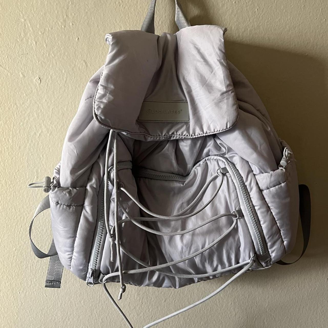 baby blue backpack - Depop