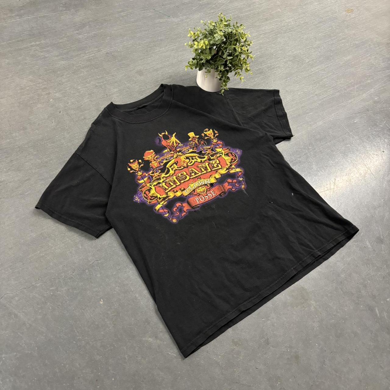 Y2K essential insane clown posse t-shirt men’s size... | Depop