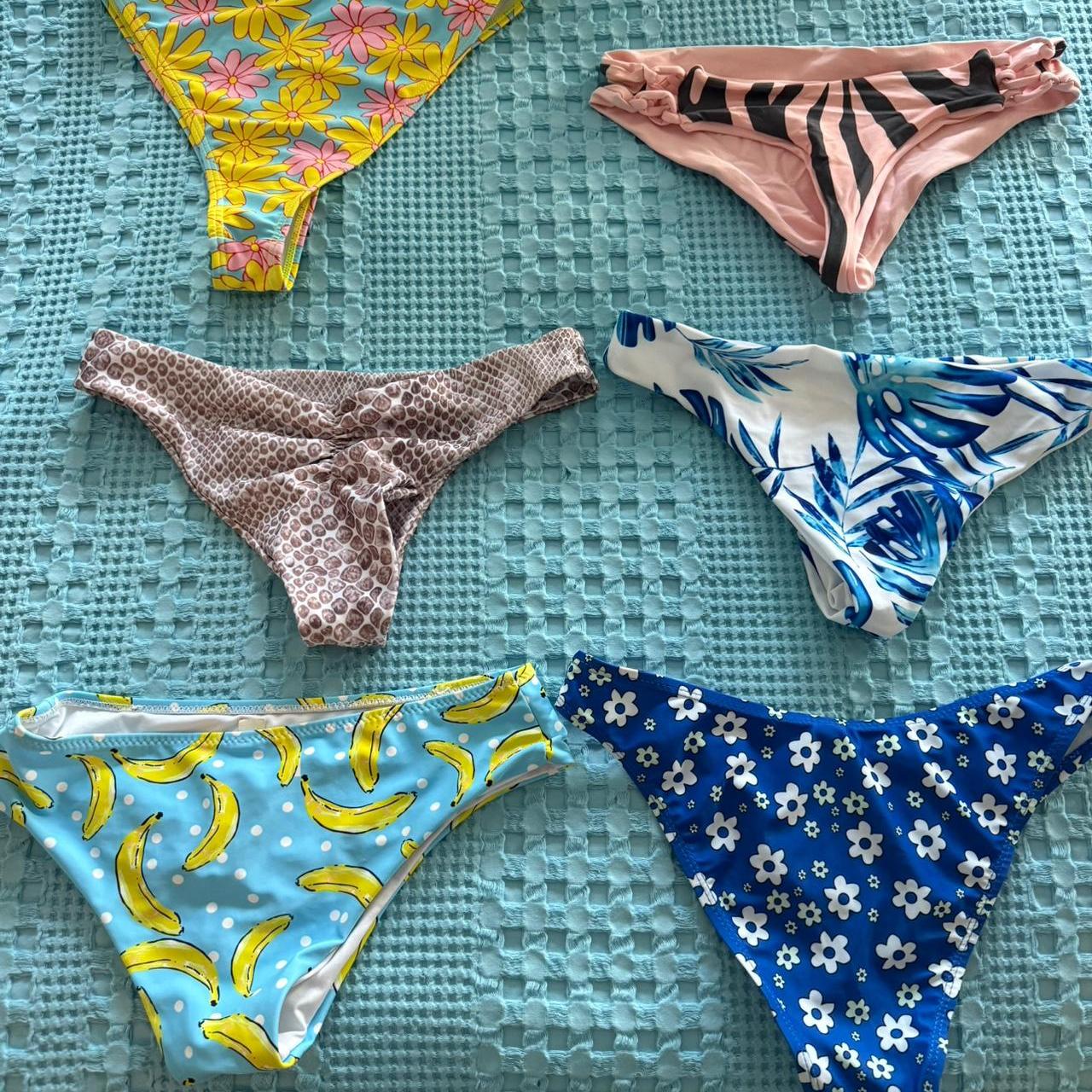 Bikini bottom bundle- everything included - top... | Depop